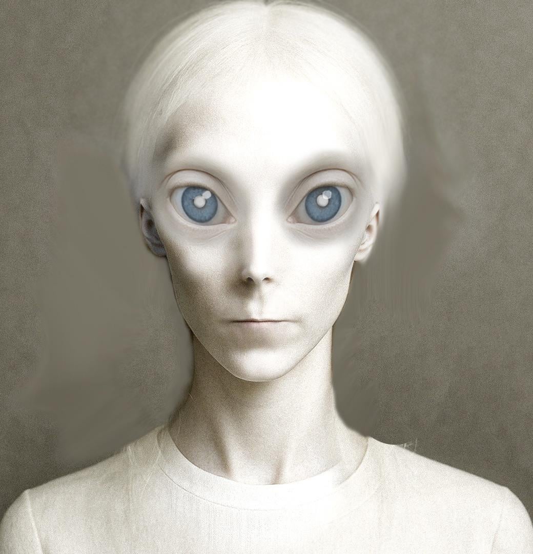 (Serious) Image of Tall Whites - Charles Hall - UFO FEED