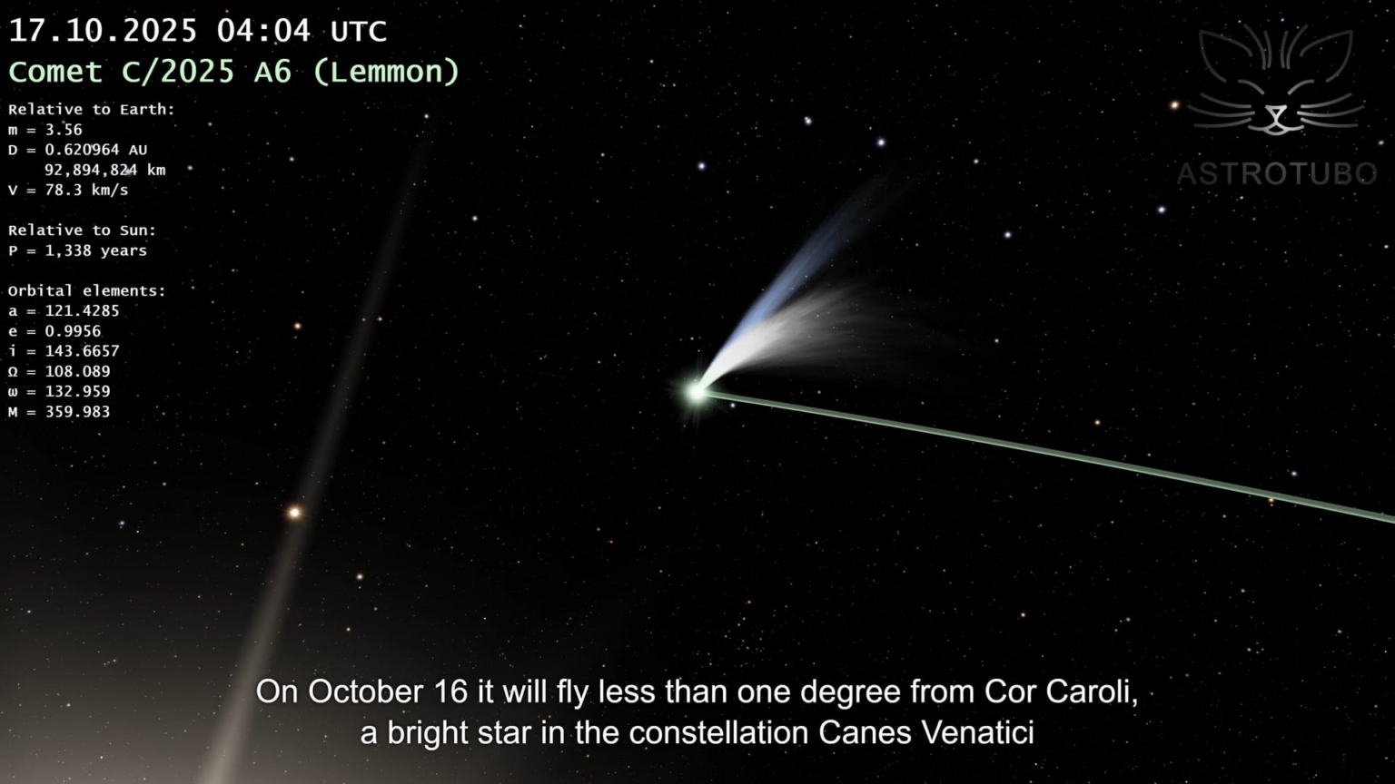 The Brightest Comet of October: C/2025 A6 (Lemmon) - UFO FEED