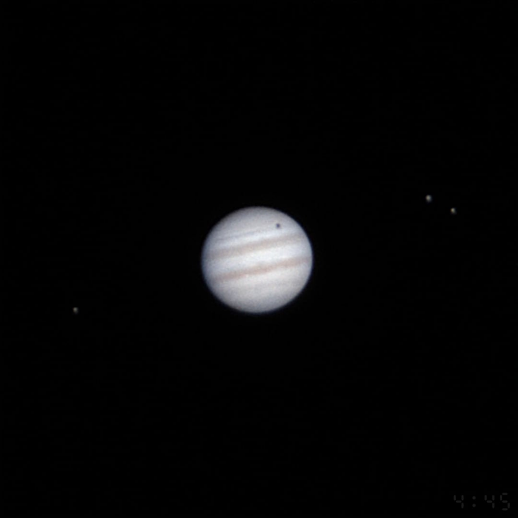 A timelapse of Jupiter with eclipses and daylight transition. - UFO FEED