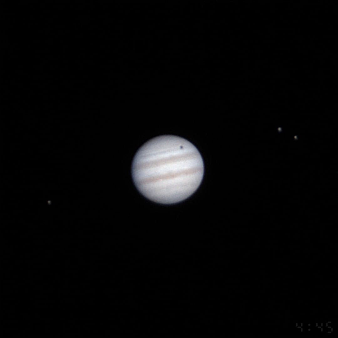 A timelapse of Jupiter with eclipses and daylight transition. - UFO FEED