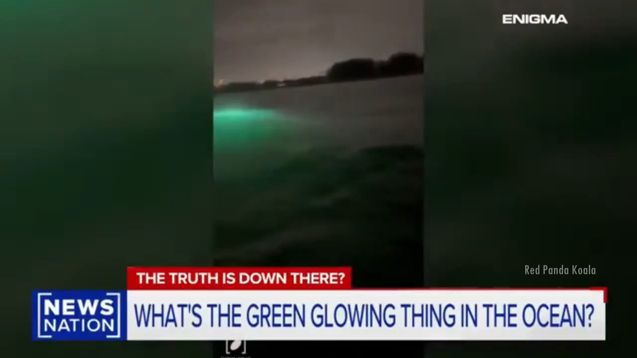 Unidentified Submerged Objects - Glowing green USOs are being seen all ...