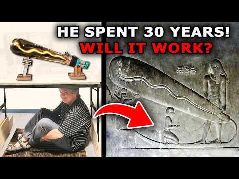 Demonstration of a FULLY WORKING MODEL of the Dendera Light! Where's ...