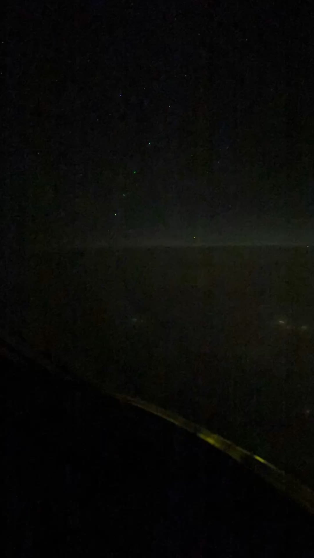 Starlink satellite train as seen from the cockpit - UFO FEED
