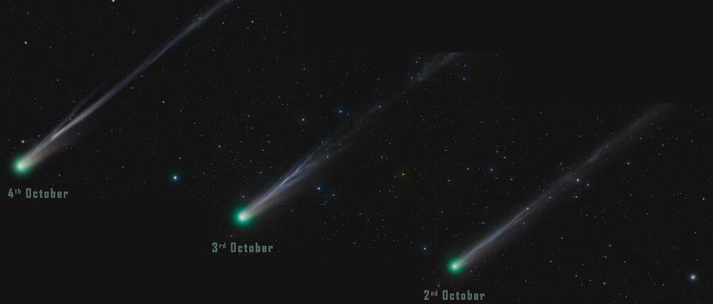 Dynamics of Comet Lemmon’s Ion Tail - UFO FEED