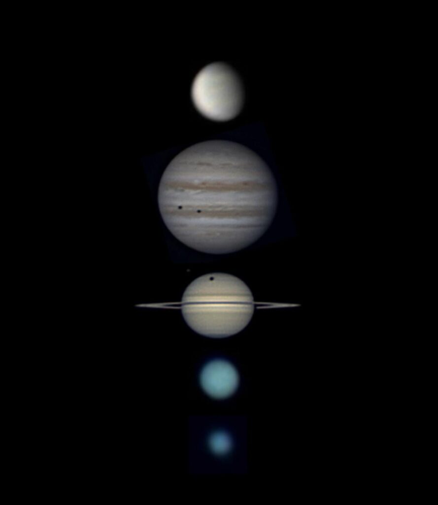 Venus, Jupiter, Saturn, Uranus, and neptune. - UFO FEED