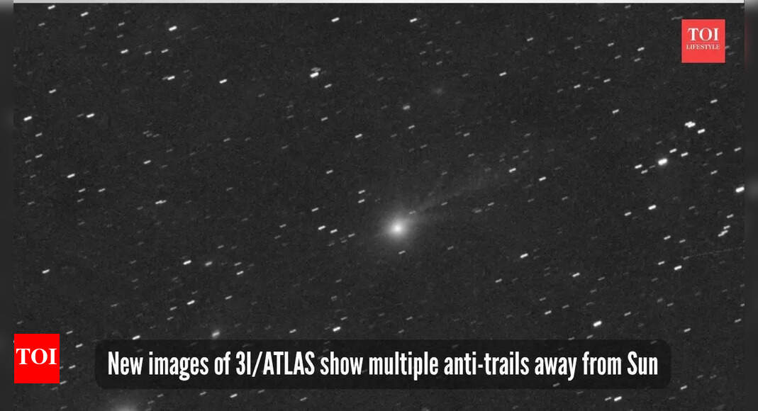 3I/ATLAS with jet thrusters? New images show multiple mysterious trails ...