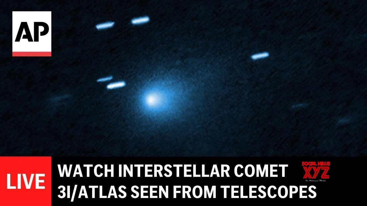 LIVE: Watch interstellar comet 3I/ATLAS as seen from telescopes in ...
