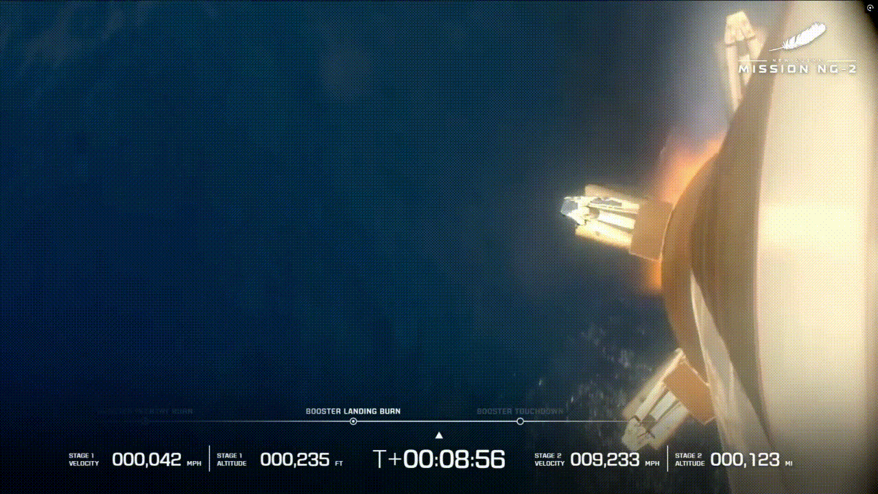 New Glenn reaches high-earth orbit, lifts ESCAPADE toward Mars and then ...