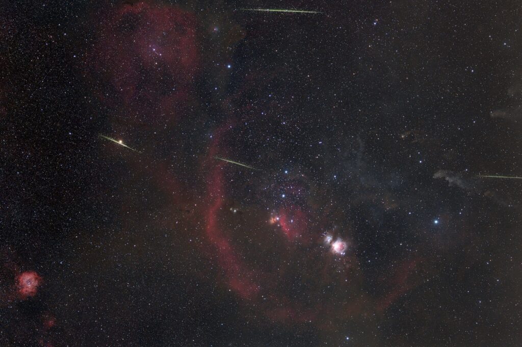 Orionids Meteors over Orion - UFO FEED