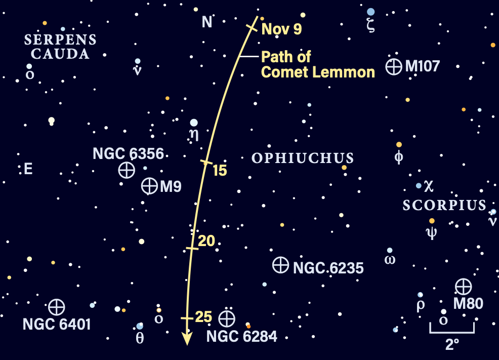 Comet Lemmon is still visible - UFO FEED
