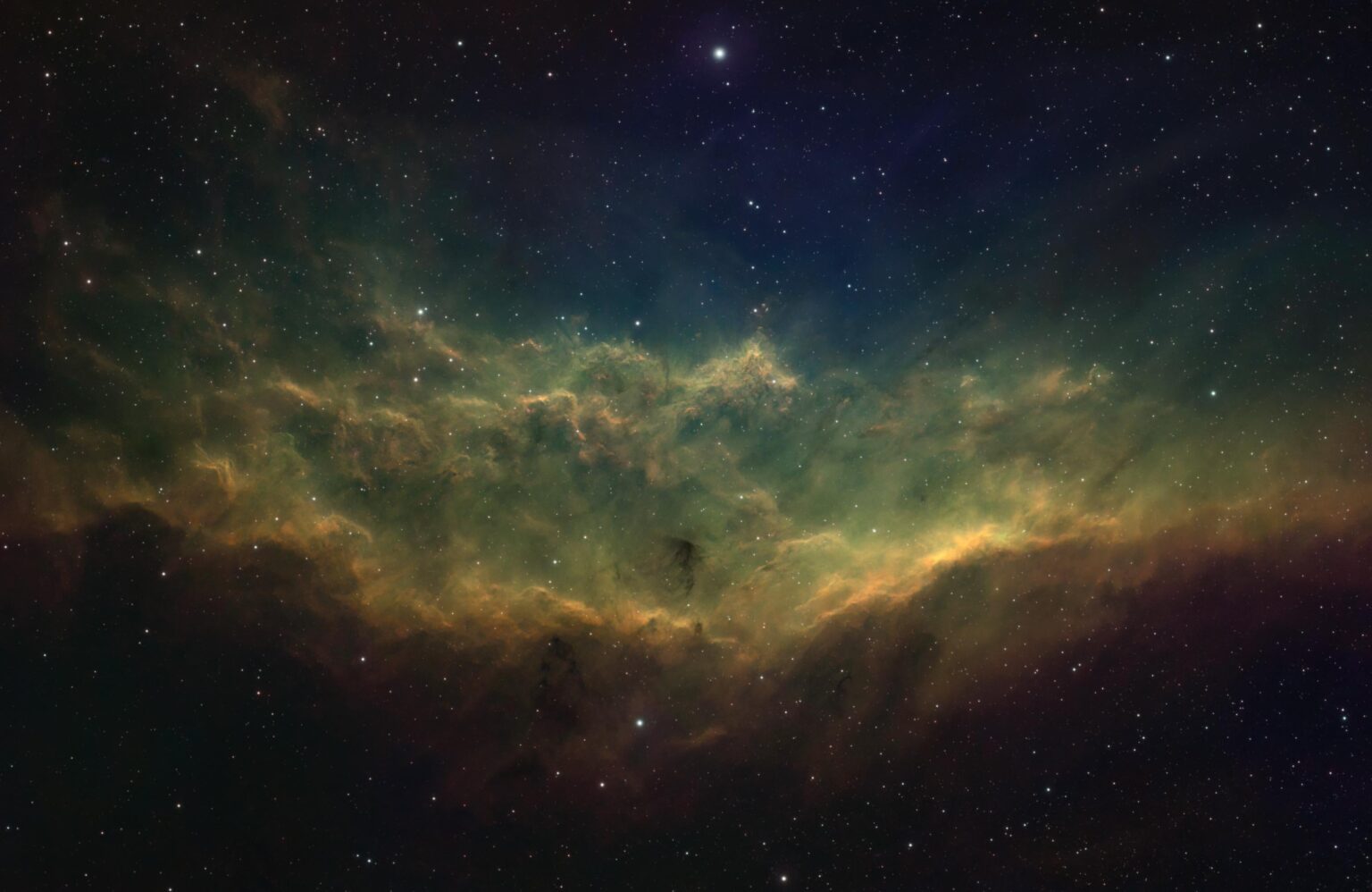 NGC1499 - California Nebula in SHO - UFO FEED