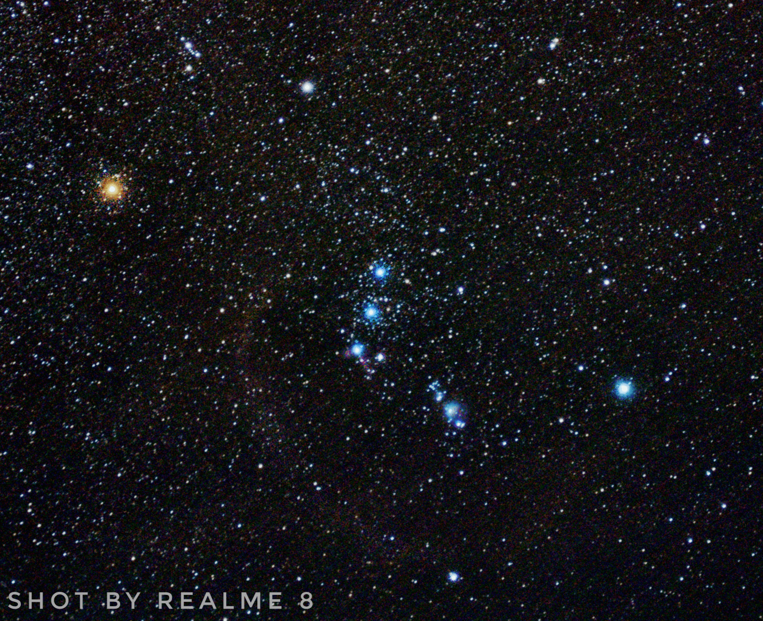 Orion Constellation With Phone - Untracked - UFO FEED