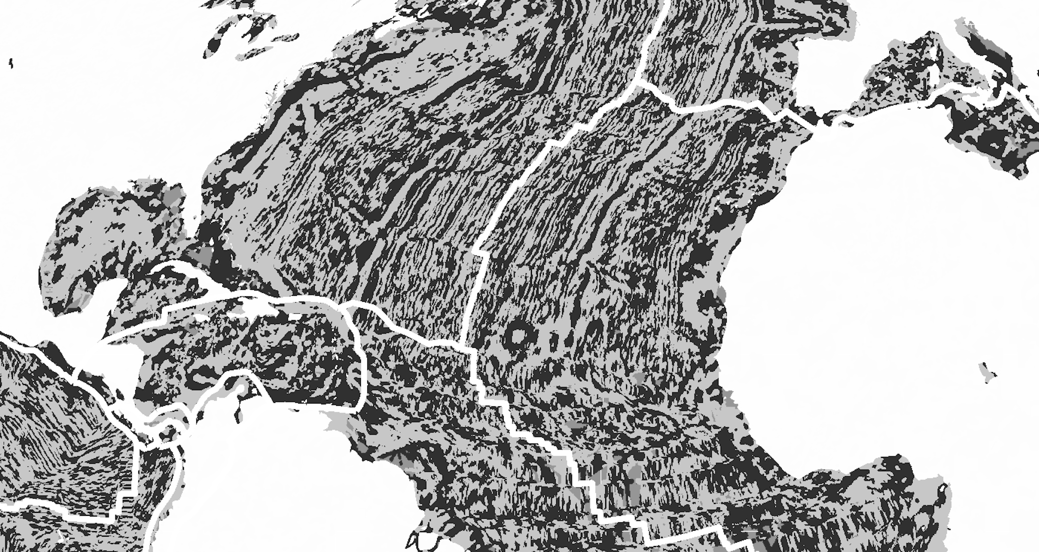 Magnetic Anomalies in Ocean map, distinct shape - UFO FEED