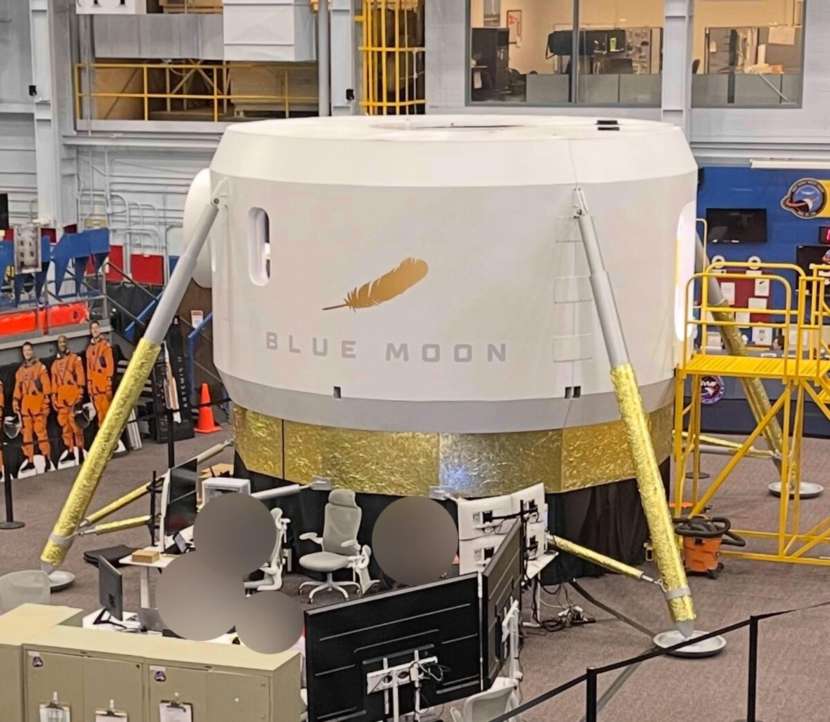 There’s a new Blue Origin HLS mockup at the SVMF, visible on the Space ...