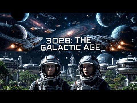 YEAR 3028 : The GALACTIC AGE of HUMANITY (Dyson Cages-Warp Drives ...