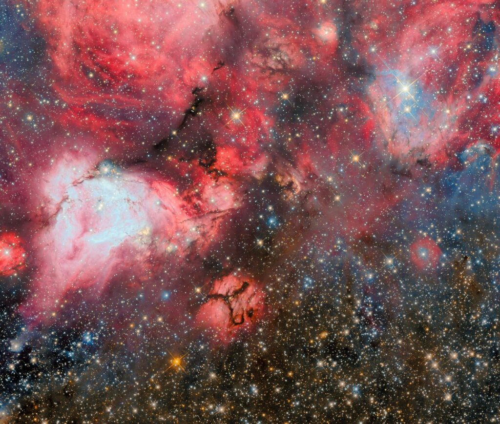 Newborn stars blow giant bubbles in Hubble image - UFO FEED
