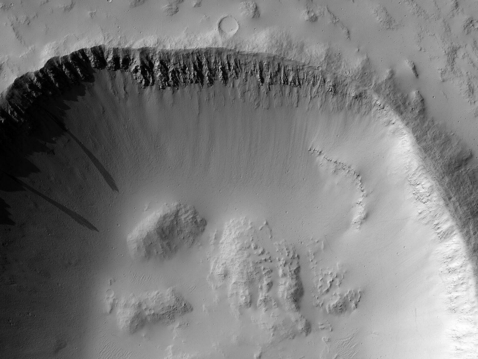 Impact Craters as Windows to What Lies Beneath (HiRISE Mars) - UFO FEED