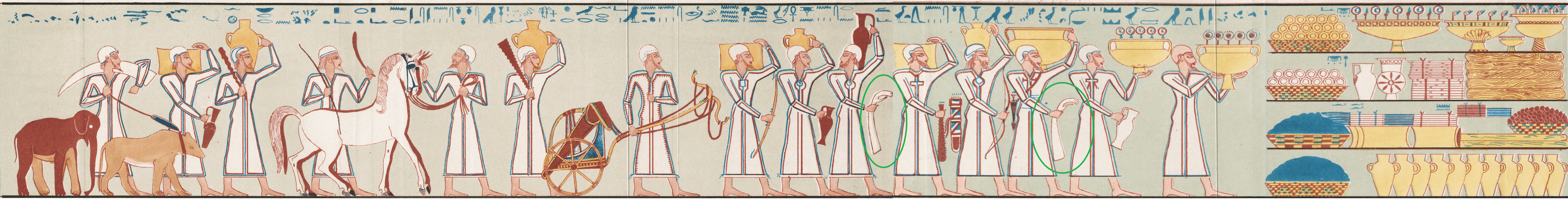 Syrians_bringing_presents_in_the_tomb_of_Rekhmire, are those giants ...