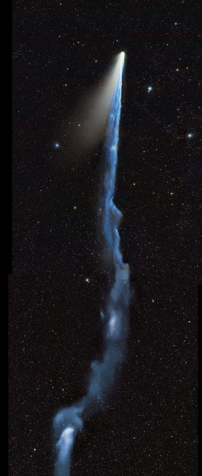 Mosaic of comet Lemmon C/2025 A6 on Oct 26, 2025. By Michael Jäger ...